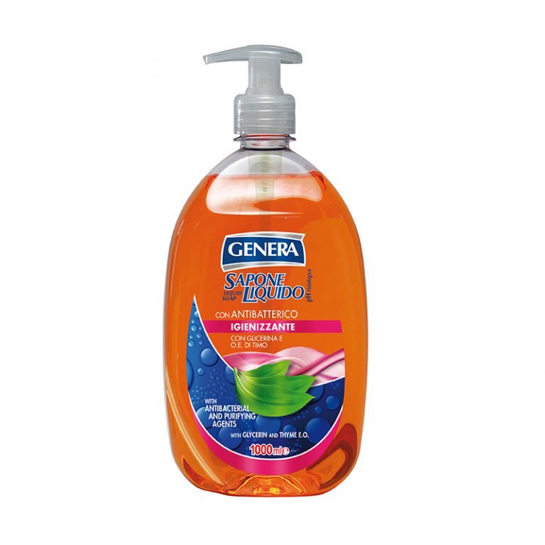 GENERA Sapone Liquido Igienizzante con Antibatterico 1000 ml - Genera ...